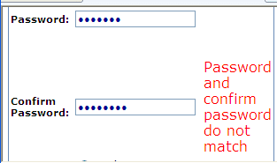 Asp.Net CompareValidator With Date Example