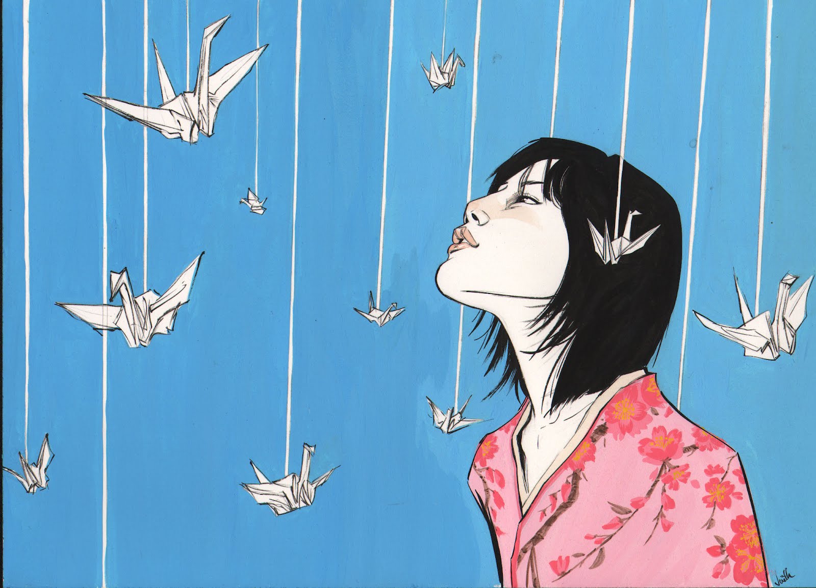 Joëlle Jones Art Blog: SADAKO AND HER CRANES