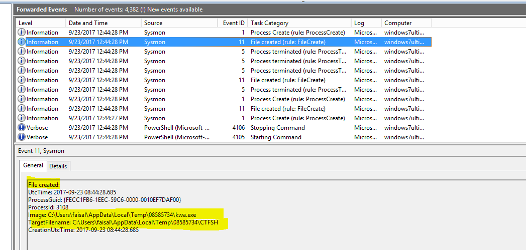 Enhanced Powershell Logging And Sysmon Logs To Elasticsearch And