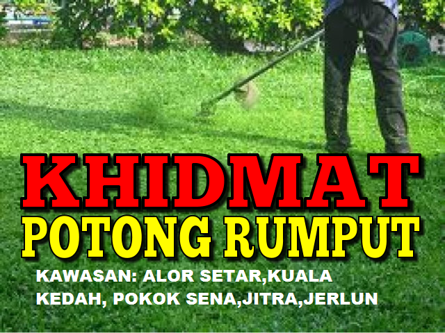 SERVIS MEMOTONG RUMPUT : PERKHIDMATAN MESIN RUMPUT