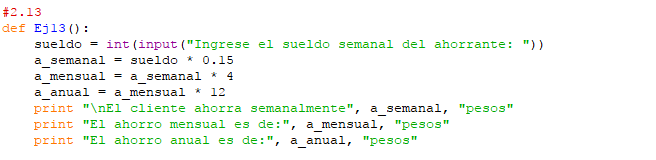 Programas en Python.