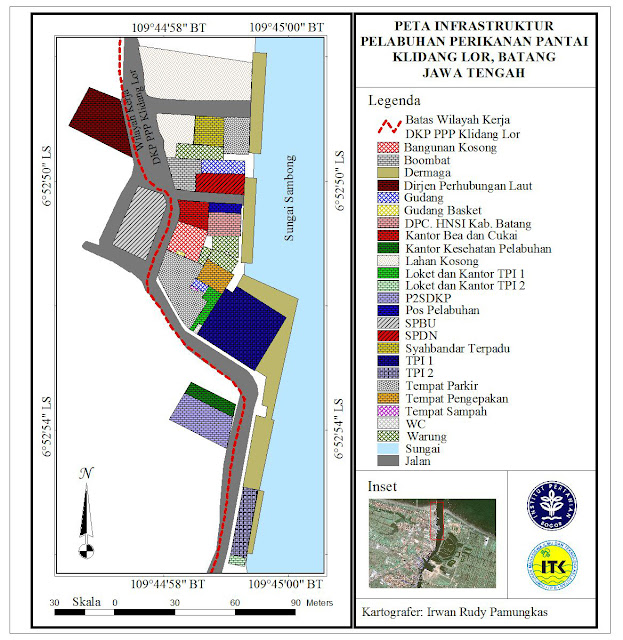 PETA INFRASTRUKTUR PELABUHAN PERIKANAN PANTAI KLIDANG LOR BATANG ~ PPP ...