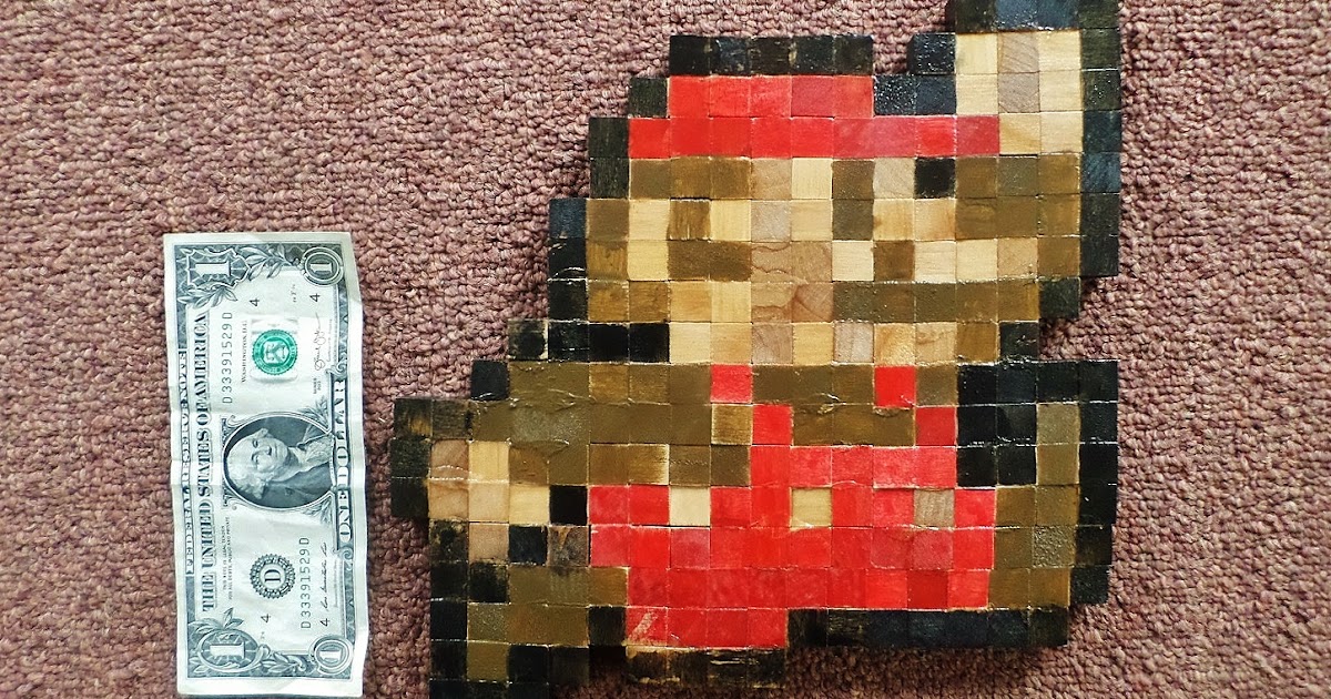 Long Black Fingers : Wood Block Pixel Mario