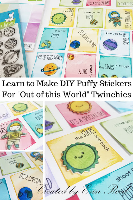 Erin Reed Makes: "Out of this World" Twinchies - DIY Puffy Stickers