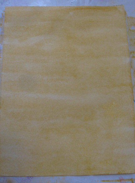 Trees - underpainting and adding visual texture