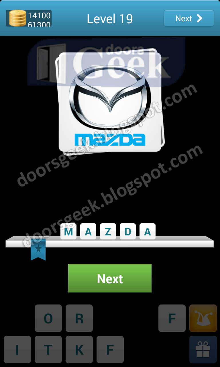 Logo Quiz Level 19 by Mangoo Games ~ Doors Geek