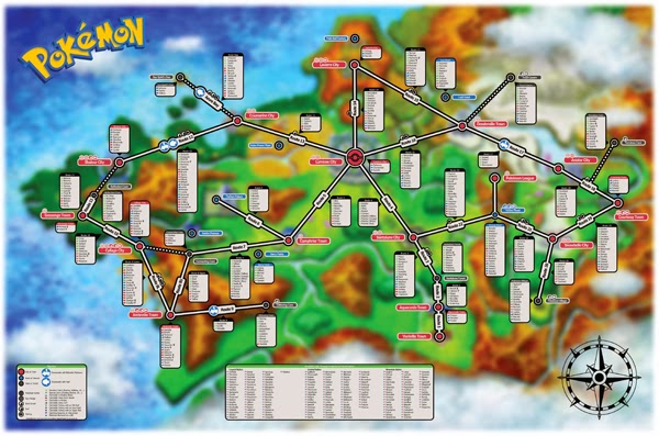 Pokemon X & Y Pokemon Locations by Route - Video Games, Walkthroughs ...
