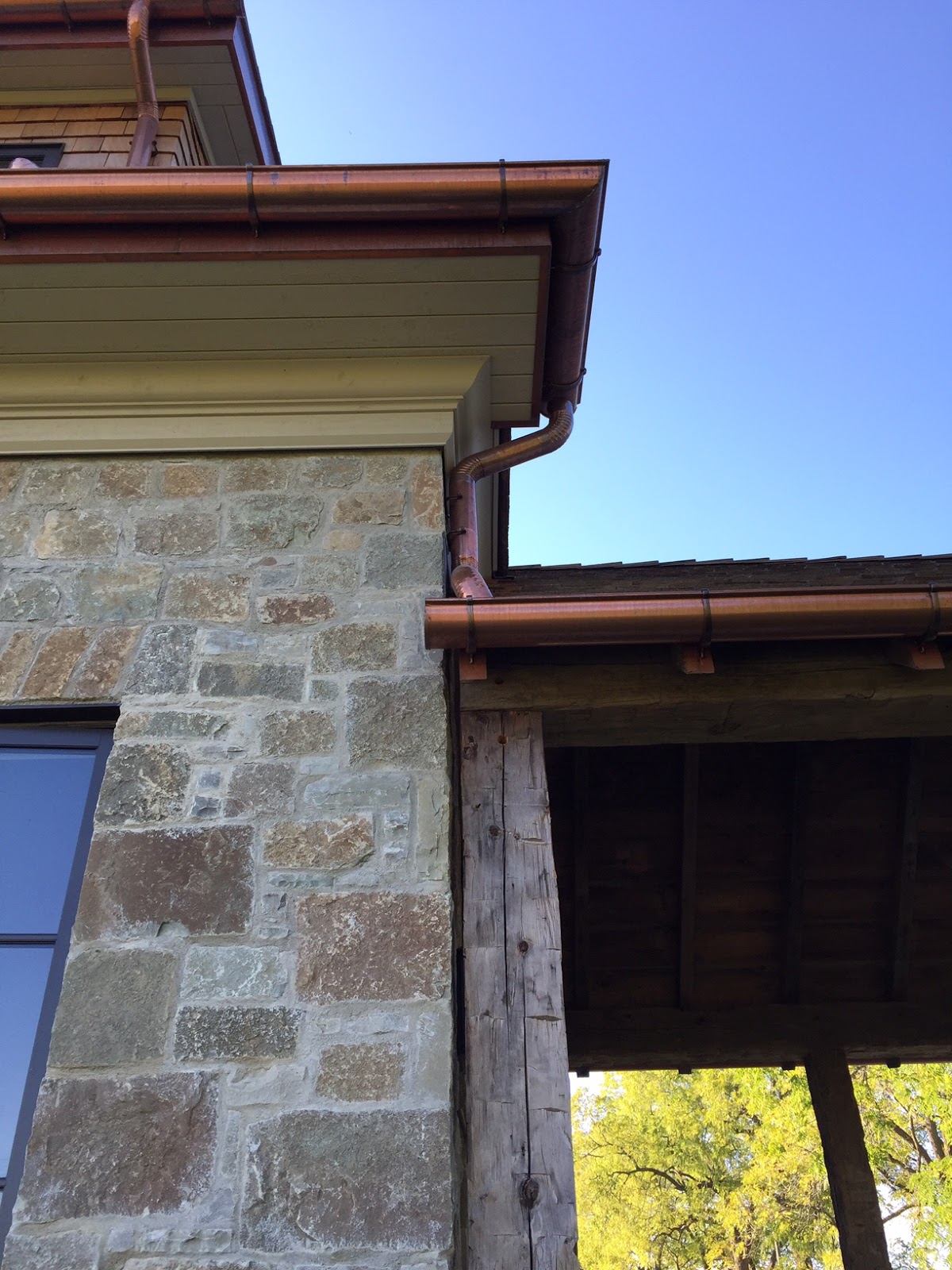 Building Walnut Farm: Architectural Bling: Copper Gutters, Cedar Gables ...