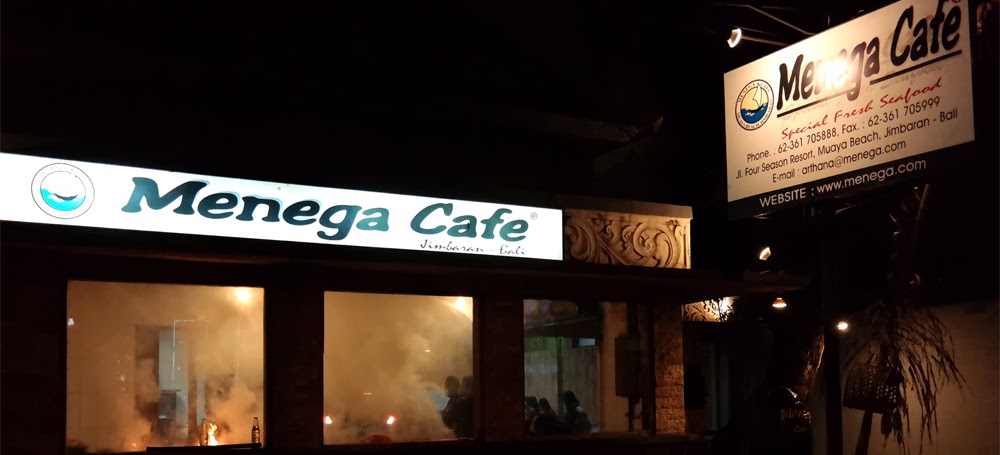 PANDA JAJAN: Menega Cafe The Best Spot Seafood Resto at Jimbaran
