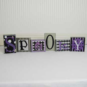 The Funky Letter Boutique: Halloween 2012 Home Decor is in!