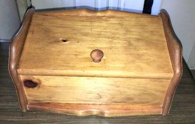 Thrifted Breadbox Gets Farmhouse Style with Paint & Stencils ...