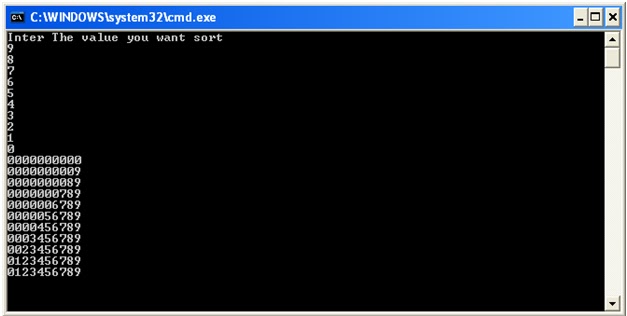 C Programming Count Sort Complete Code