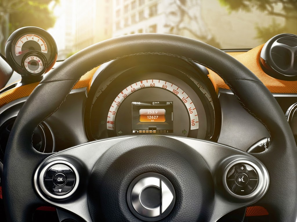 ENSAIO: smart fortwo/smart forfour (MY 2015) - COCKPIT AUTOMÓVEL