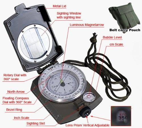 KOMPAS PRISMA / KOMPAS TEMBAK ~ adhistore.com