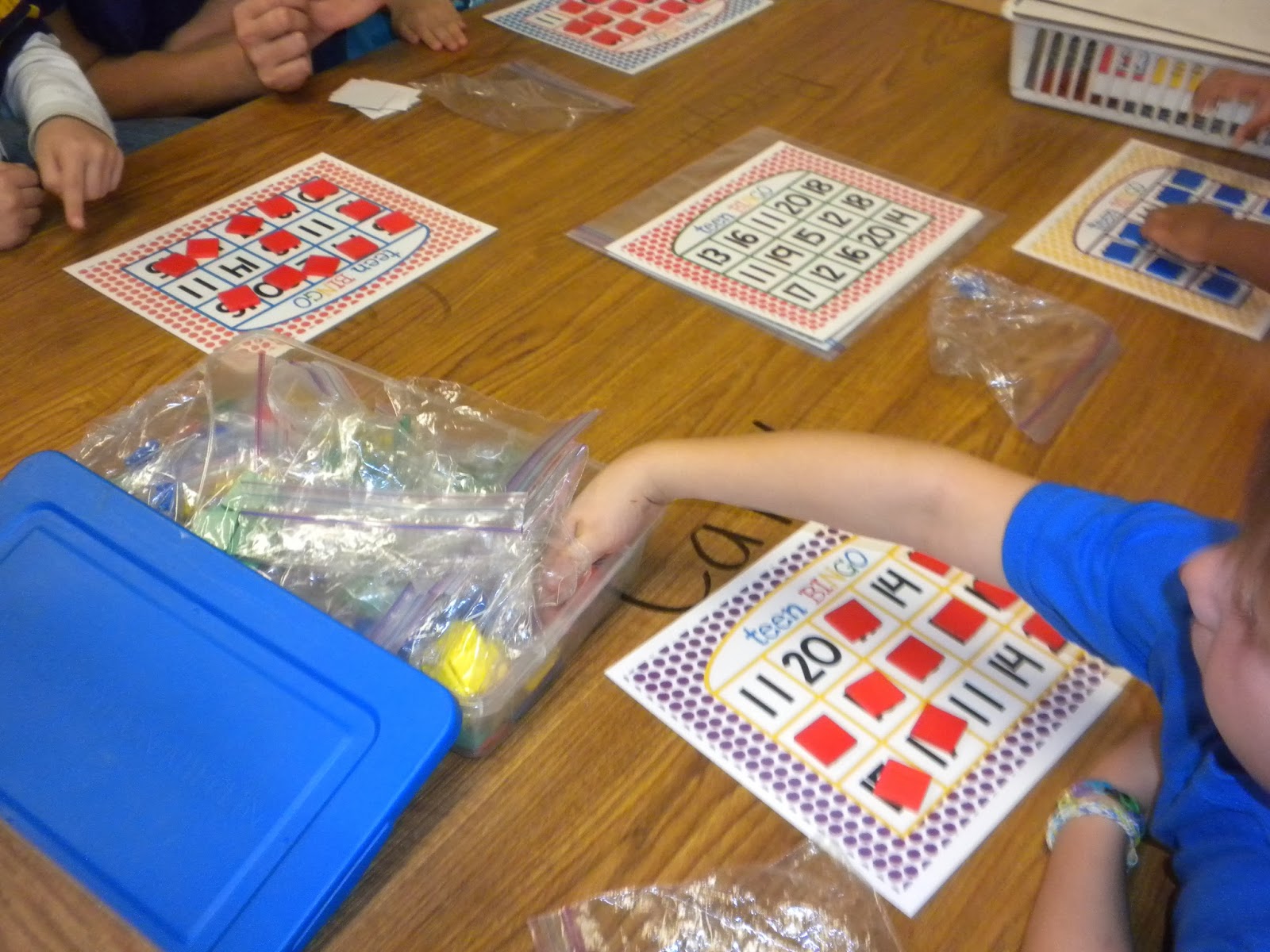 Math Tubs in Kindergarten: Weeks 10, 11, 12 Teen numbers!!!