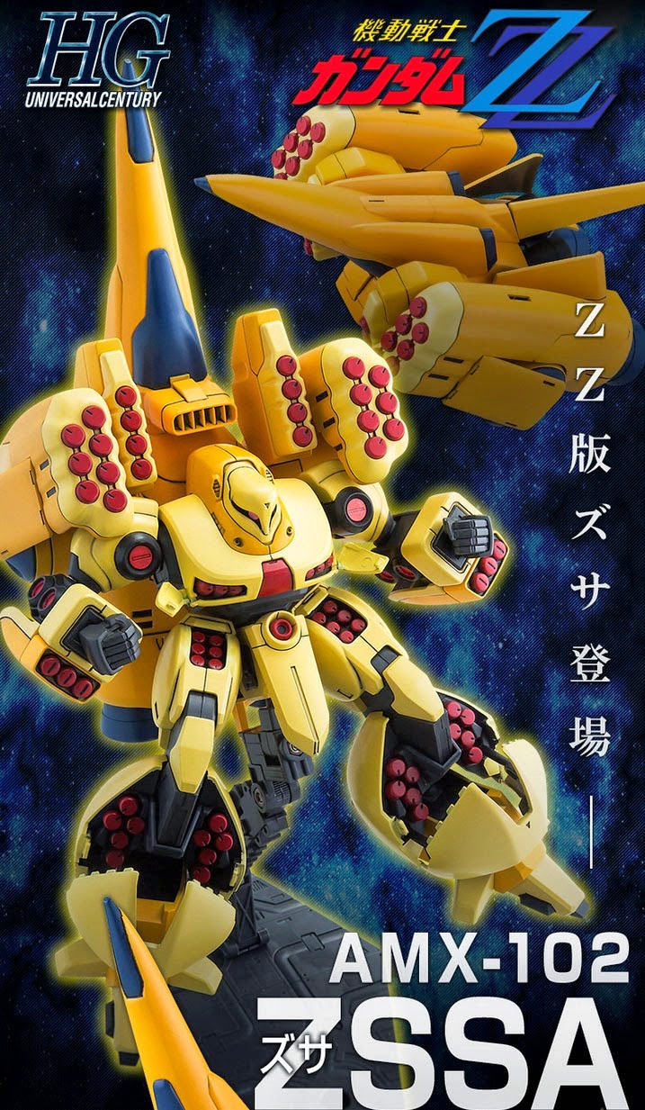 Gundam Family: P-Bandai Exclusive : HGUC 1/144 AMX-102 Zssa (Mobile ...