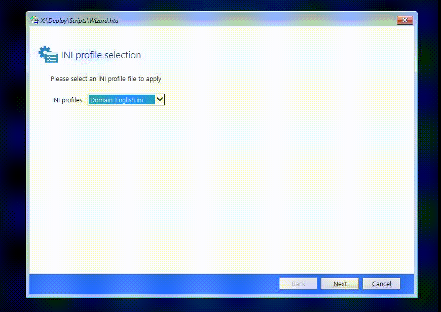 MDT Wizard: Use an external Customsettings.ini | Syst & Deploy