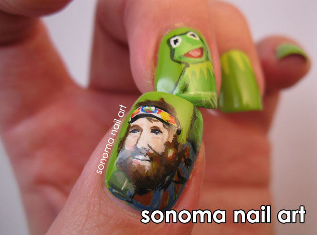Sonoma Nail Art: Kermit the Frog