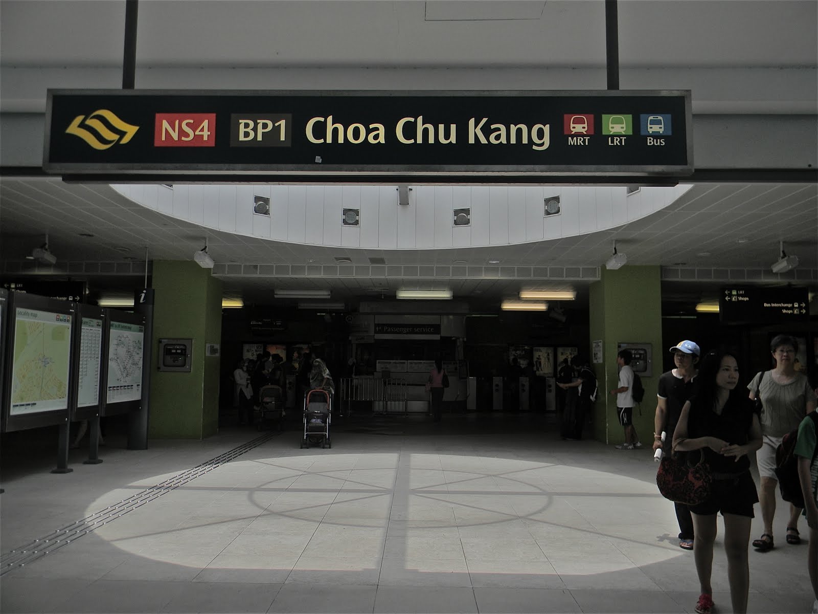 Travelogue-Choa Chu Kang: Choa Chu Kang MRT station