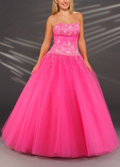 exposed fashion blog: pretty pink prom dresses