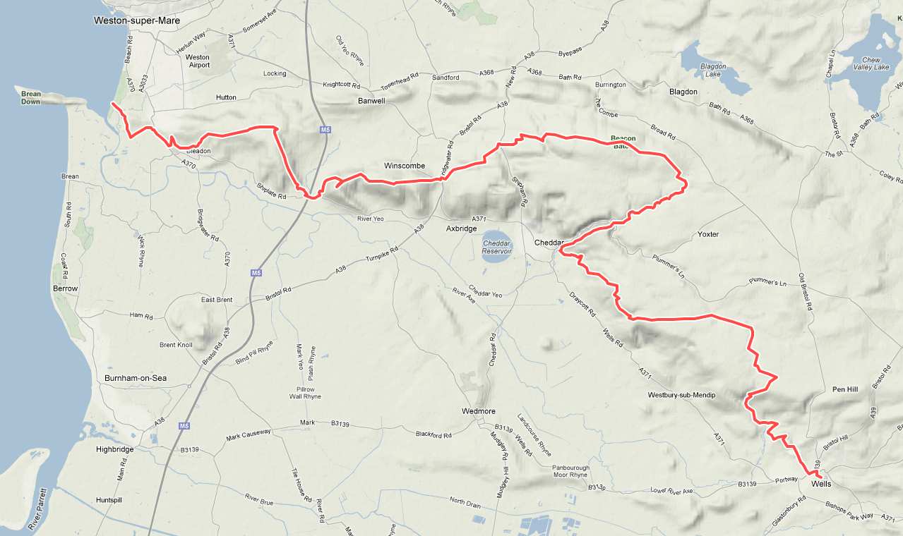 JimPulse: A blog by Jim Randell: A Variation on the West Mendip Way