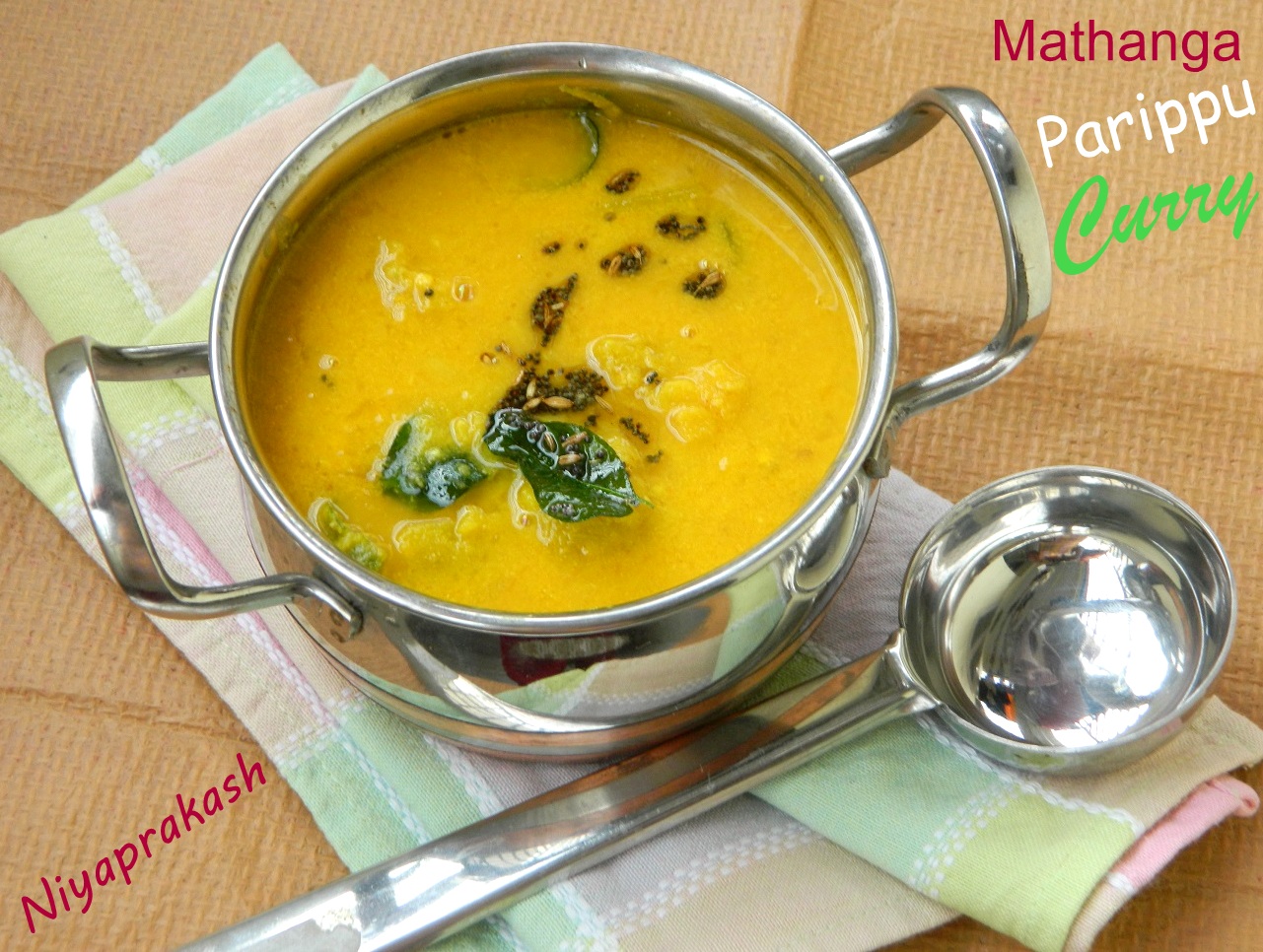 Niya's World: Mathanga Parippu Curry