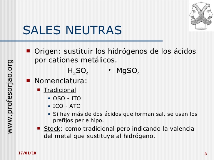 La Física & Química en 4º de Secundaria (El Blog de Chema): Sales ...