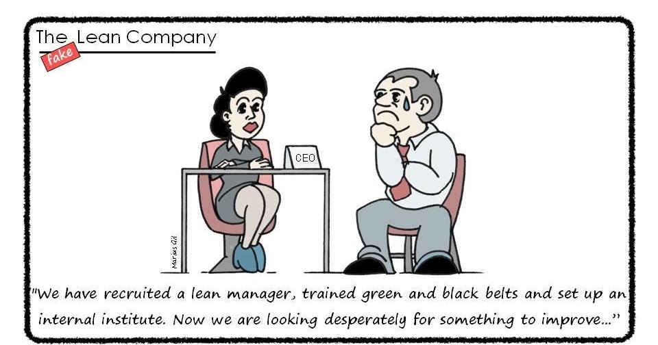 LEAN & SIX SIGMA & KAIZEN: Lean Cartoon: Something to improve...