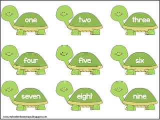 My Broken Bootstraps: Cute Counting Turtles!