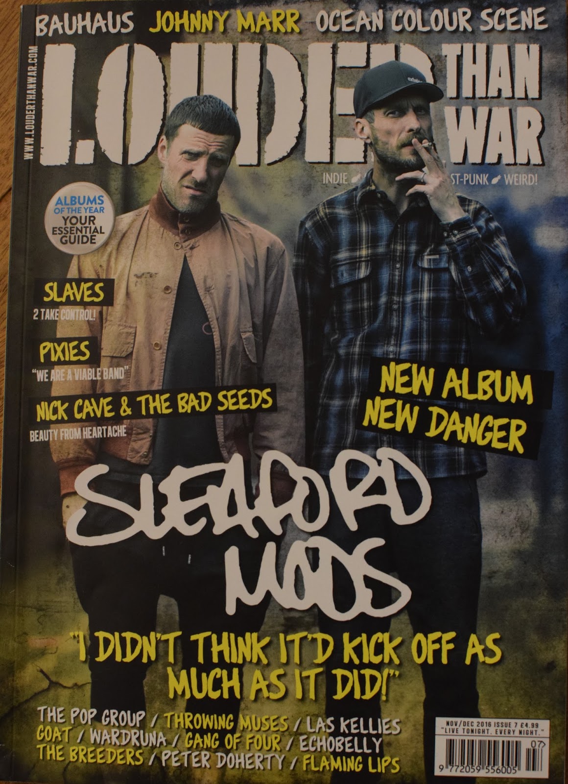 AS MEDIA STUDIES G321: Louder Than War Front page analysis