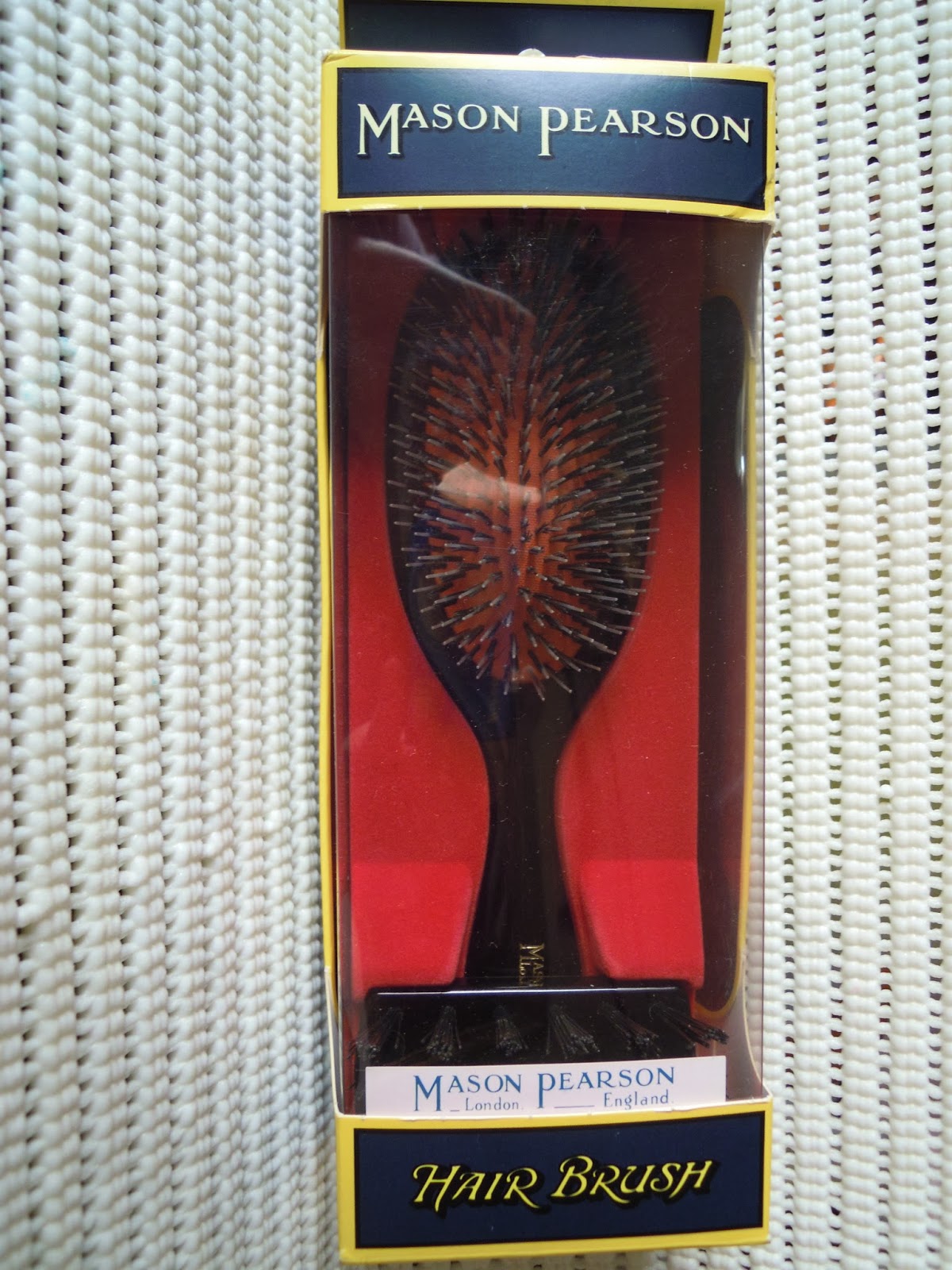 cosmetics jungle: Mason Pearson Hair Brush Handy size bristle & Nylon