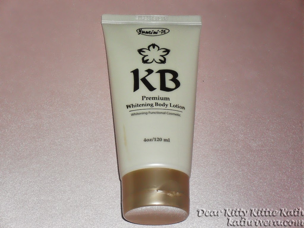 Product Review: KB Premium Whitening Body Lotion SPF 30 | Dear Kitty ...