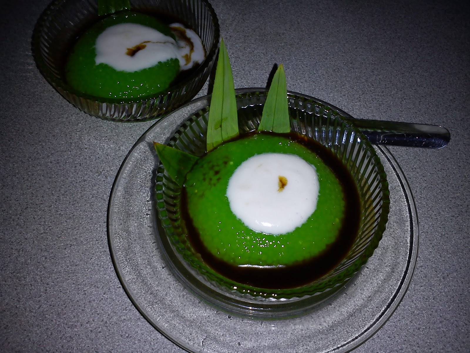 Cooking Pleasure: PANDAN SAGO GULA MELAKA PUDDING