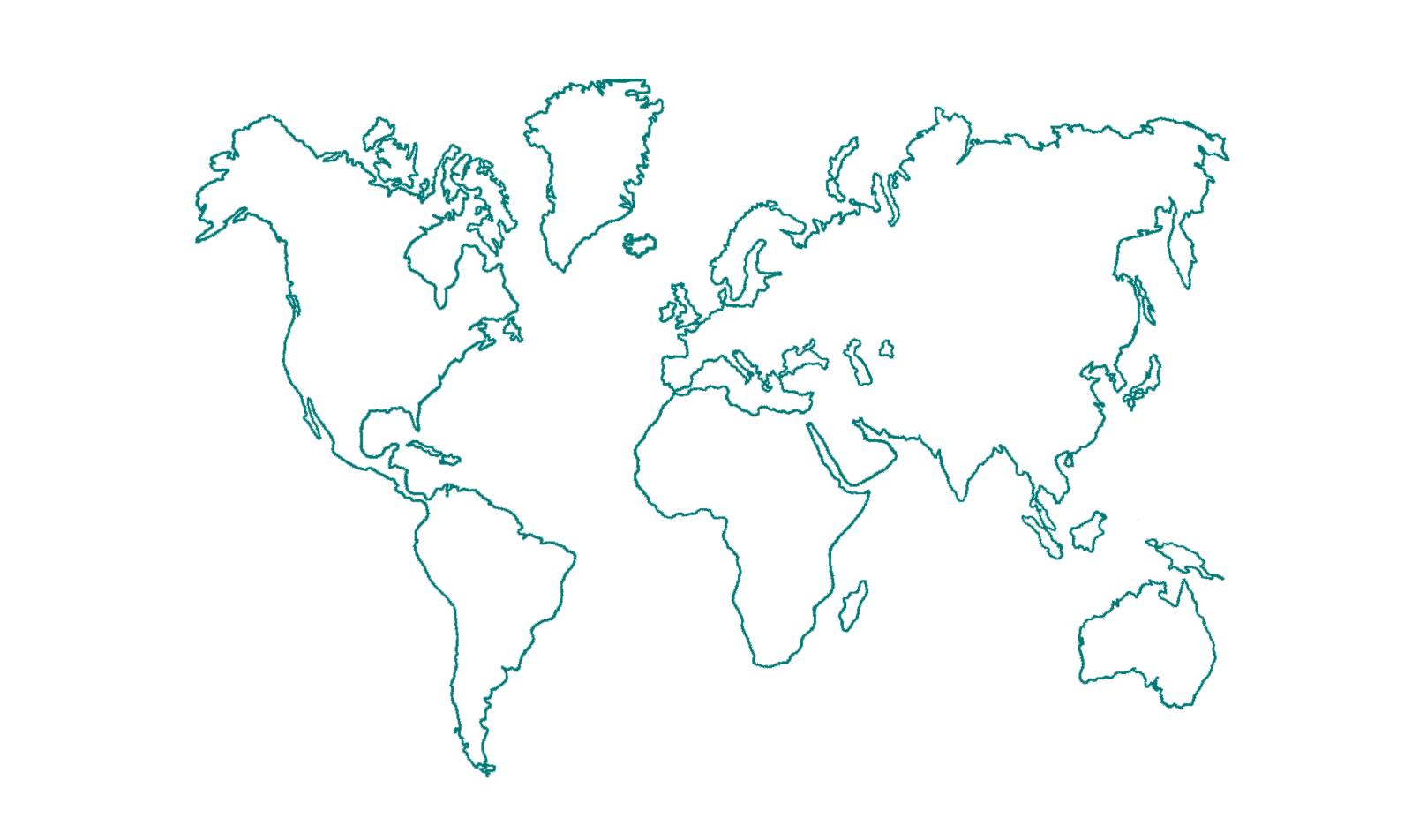KRIKART Imágenes libres de derecho de autor: Mapa del mundo silueta
