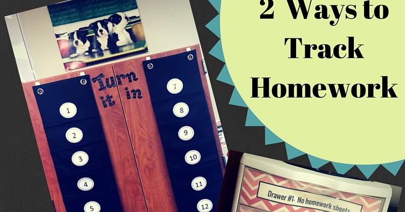 Teaching In BeTWEENS: 2 Ways to Track Homework