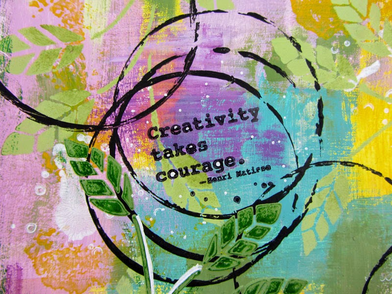 Art By Wanda: Creativity takes Courage.