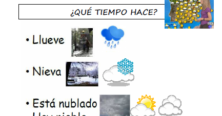 TIC, TAC: EL CLIMA Y LAS ESTACIONES