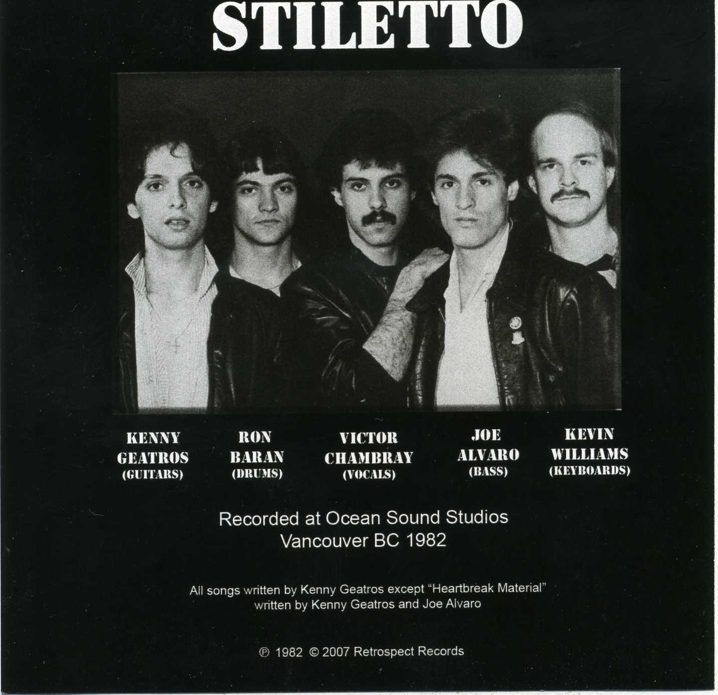 AOR Night Drive: STILETTO (AOR band) - Stiletto (1982)
