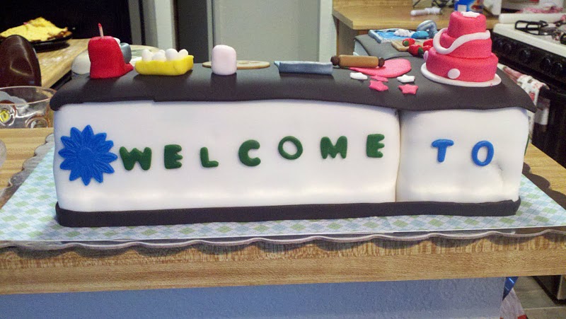 Intentionally Living...: Kitchen Themed Cake