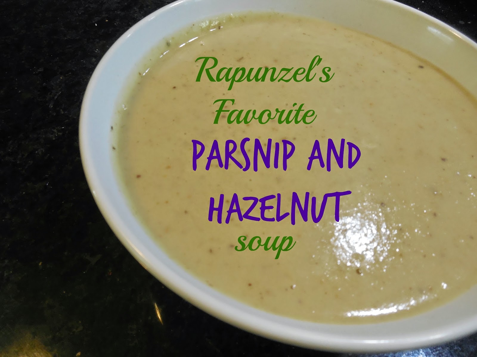 Two Kid Kitchen: Rapunzel's favorite parsnip and hazelnut soup