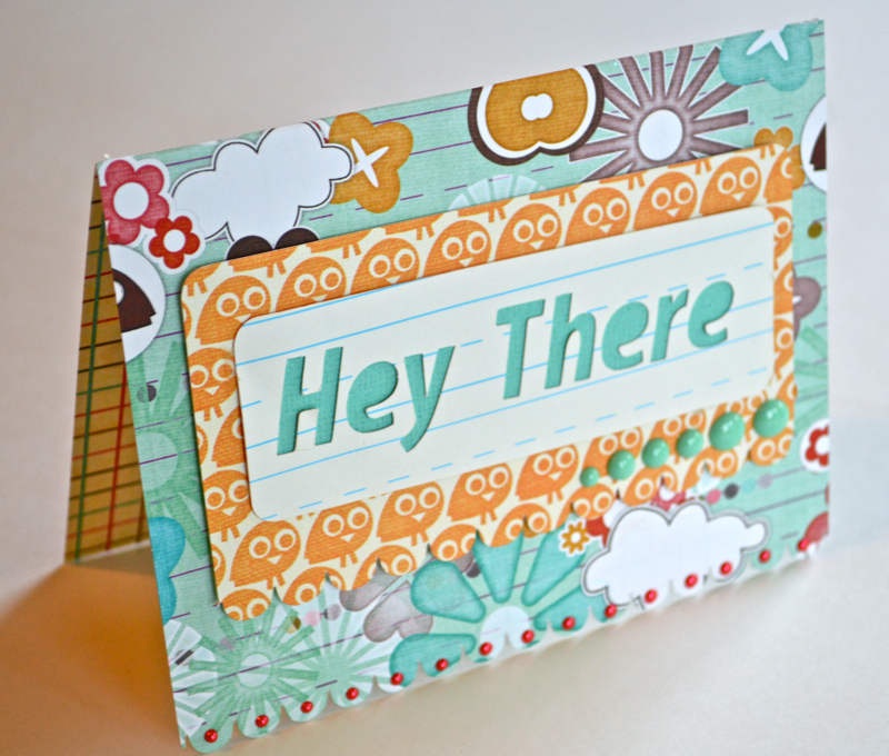 Much Ado About Nothing: ~Hey There! Free Card Cut File!~