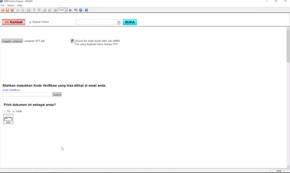 Tata Cara Pengisian e-Form