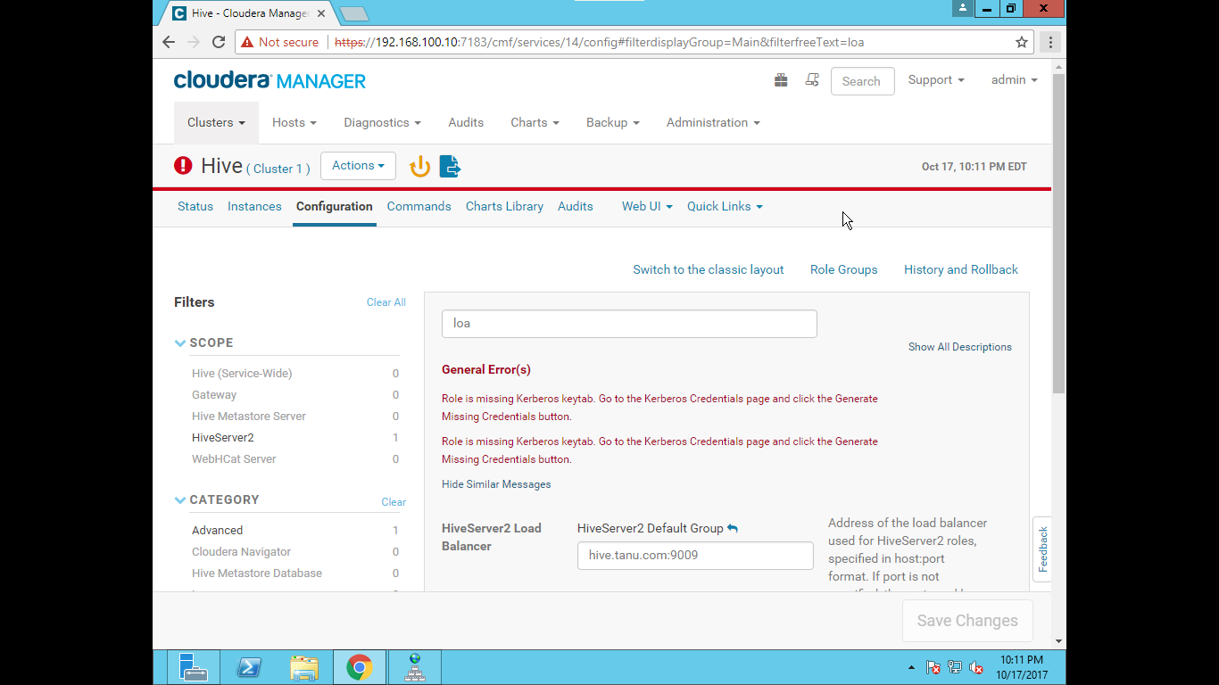 Hadoop Knowledge base share: Setting up Load balancer for HIVE in ...