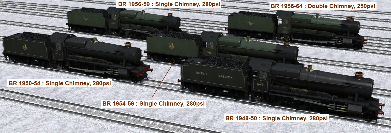 Victory Works: GWR County (1000 Class): In game!