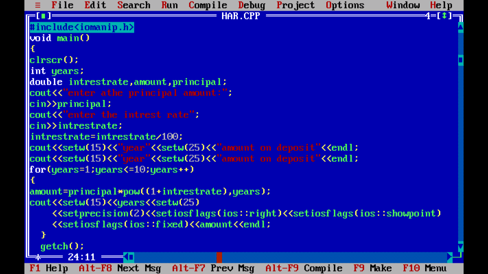 PANKAJ KUMAR PRAJAPATI: Arrays C++ program