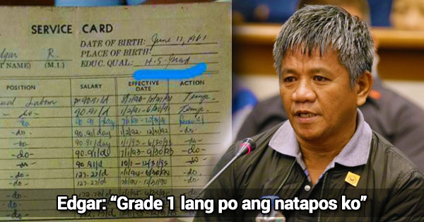 Edgar Matobato Claims That He Is Only A Grade 1 Finisher But His ...