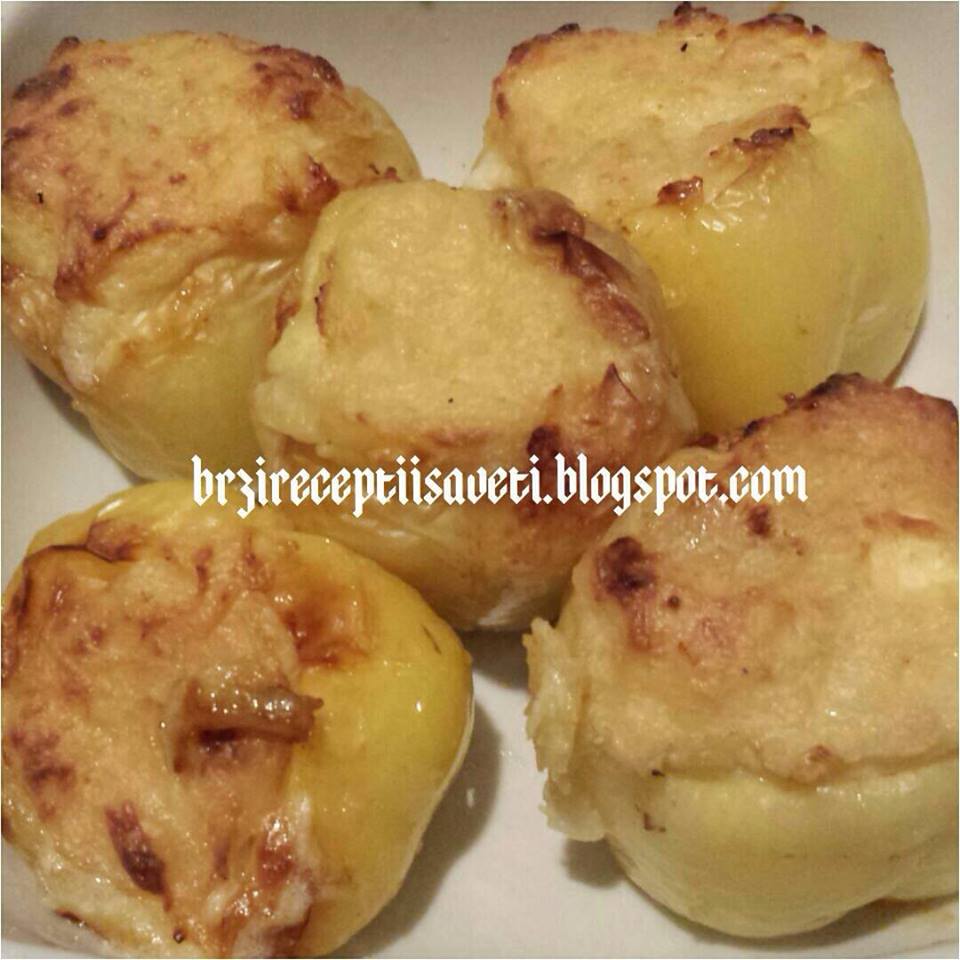 Brzireceptiisaveti.blogspot.com: Paprika punjena rendanim krompirom i ...