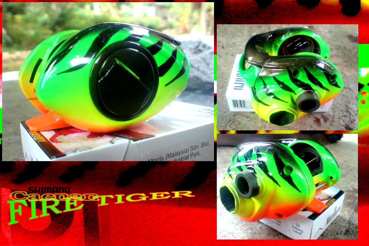 Wizard Design - custom fishing tackle: airbrush reel --- from rm100 - rm150