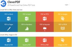 CleverPDF: 20 herramientas para crear, editar y convertir documentos PDF online