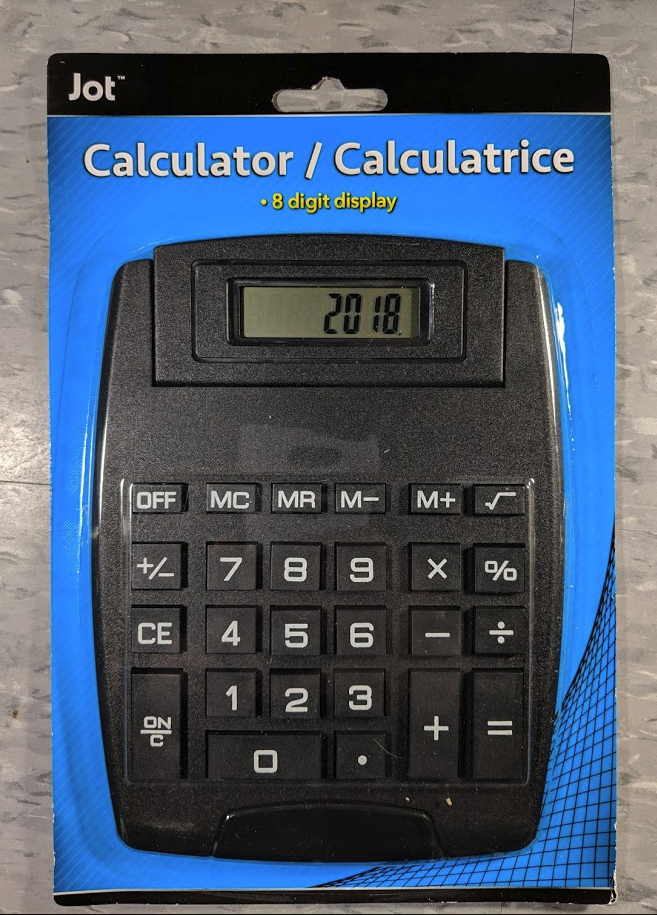 The Calculator Review: Review: Jot Calculator with 8 Digit Display
